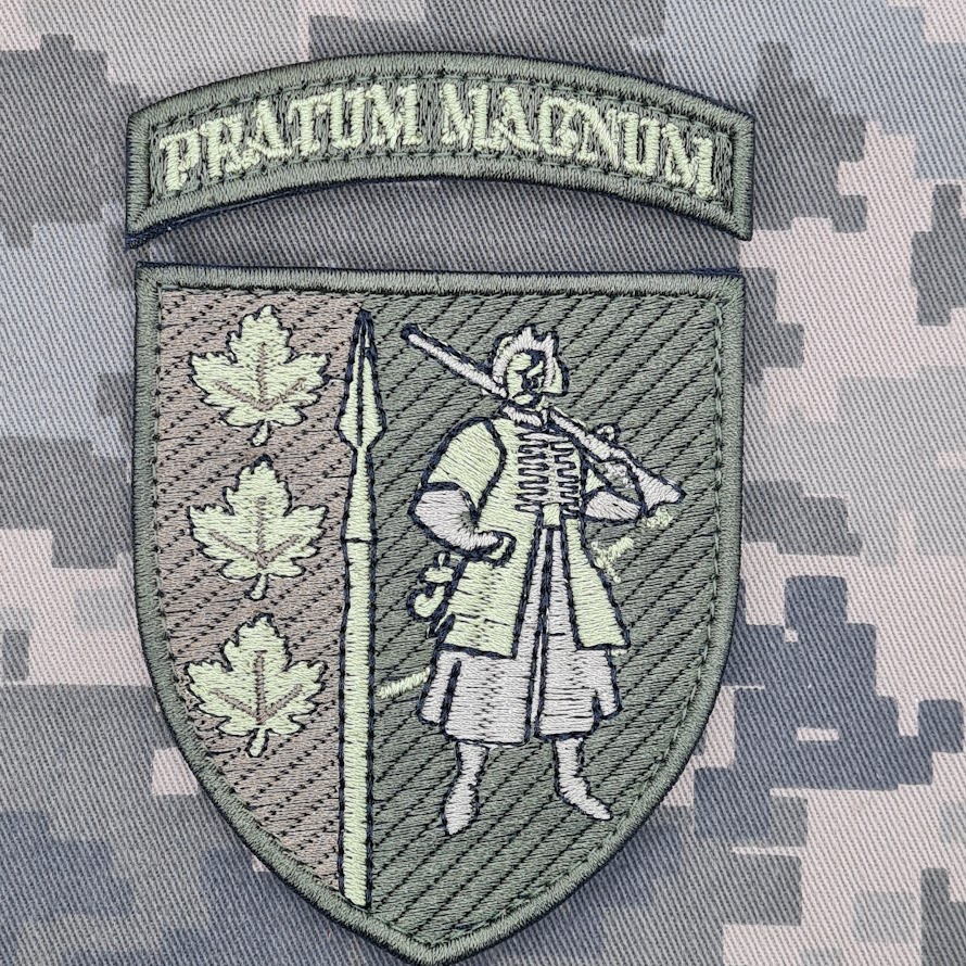 Шеврон 65 ОМБр ЗСУ польовий варіант