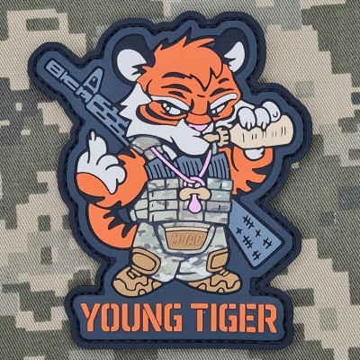Нашивка Young Tiger PVC