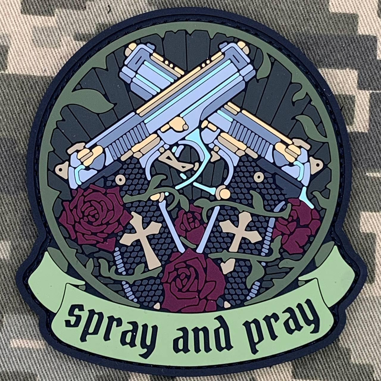 Оригінальний патч Spray and pray