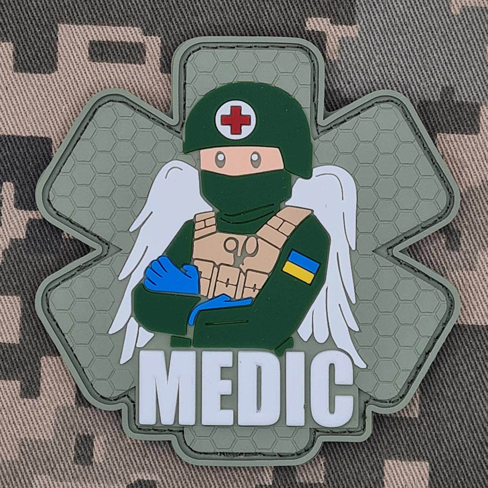 Нашивка Medic резина на липучці