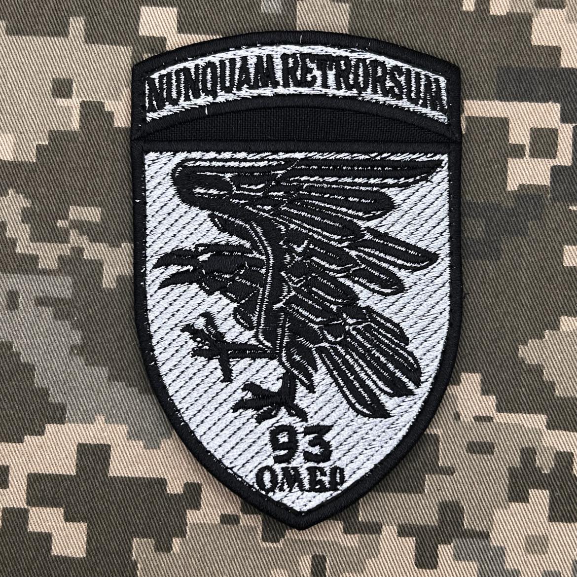 Ворон Шеврон 93 окрема механізована бригада шеврон 93 омбр девіз ...