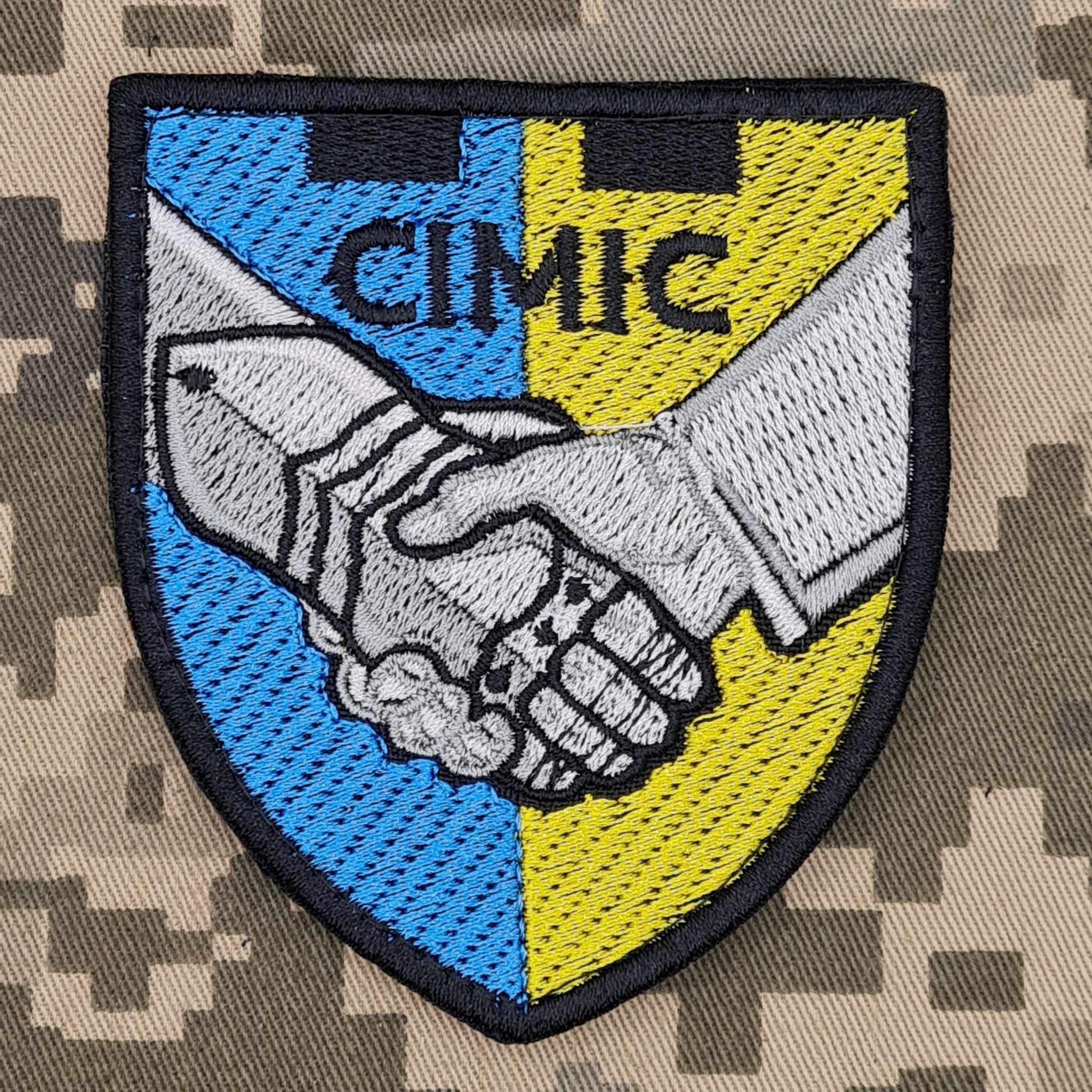 CIMIC шеврон Цивільно-Військове Співробітництво ТРО