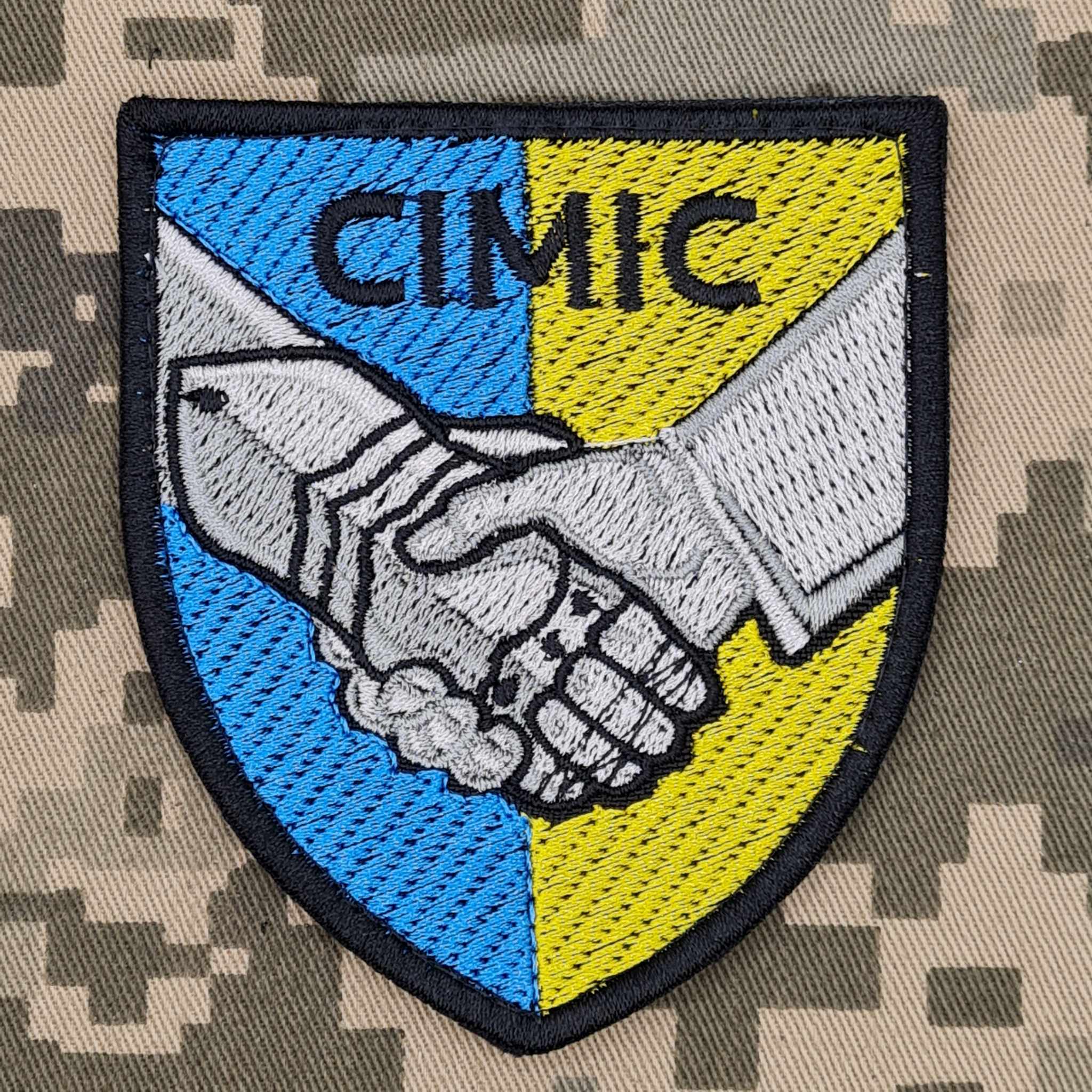 CIMIC шеврон Цивільно-Військове Співробітництво ТРО