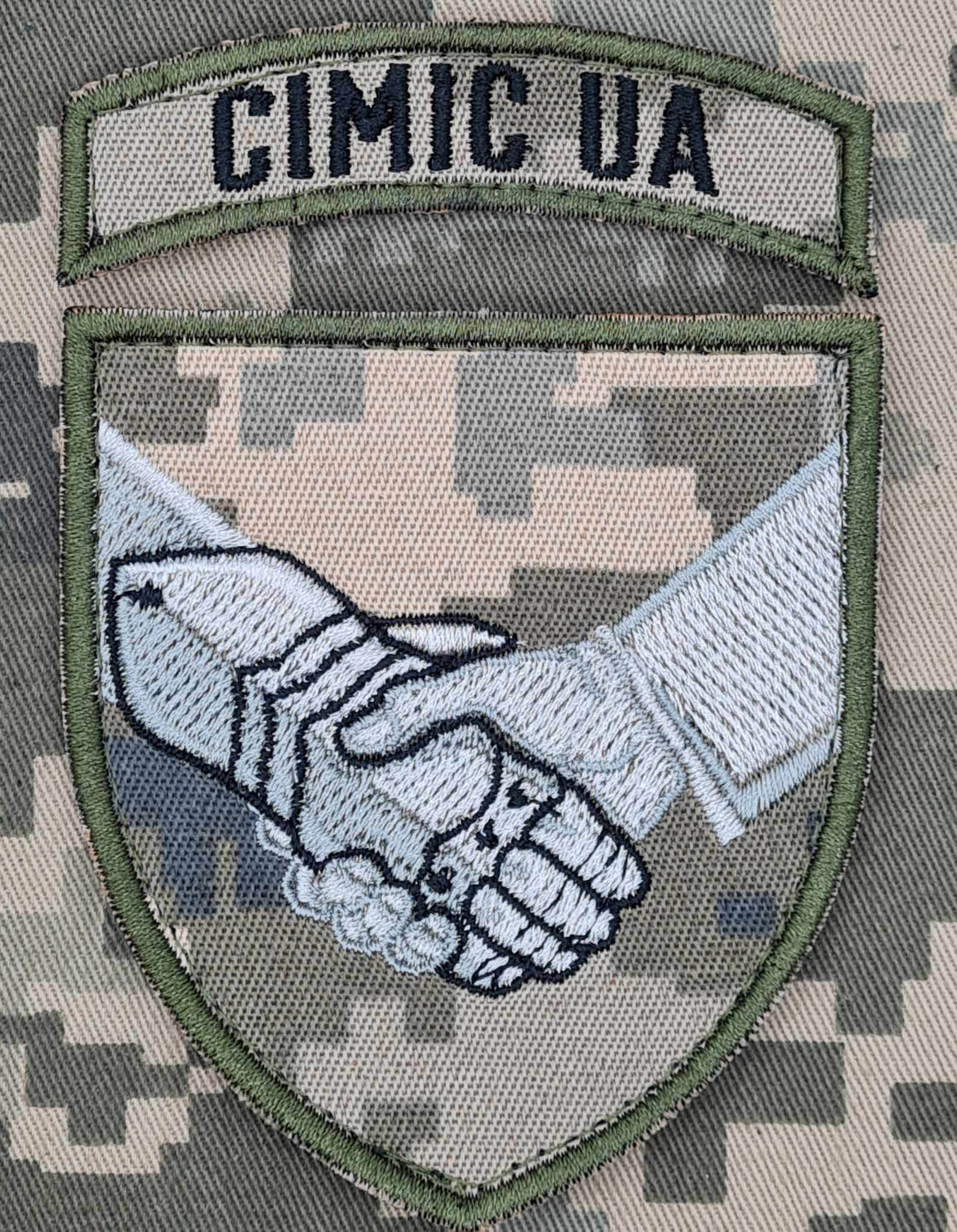 CIMIC шеврон Цивільно-Військове Співробітництво
