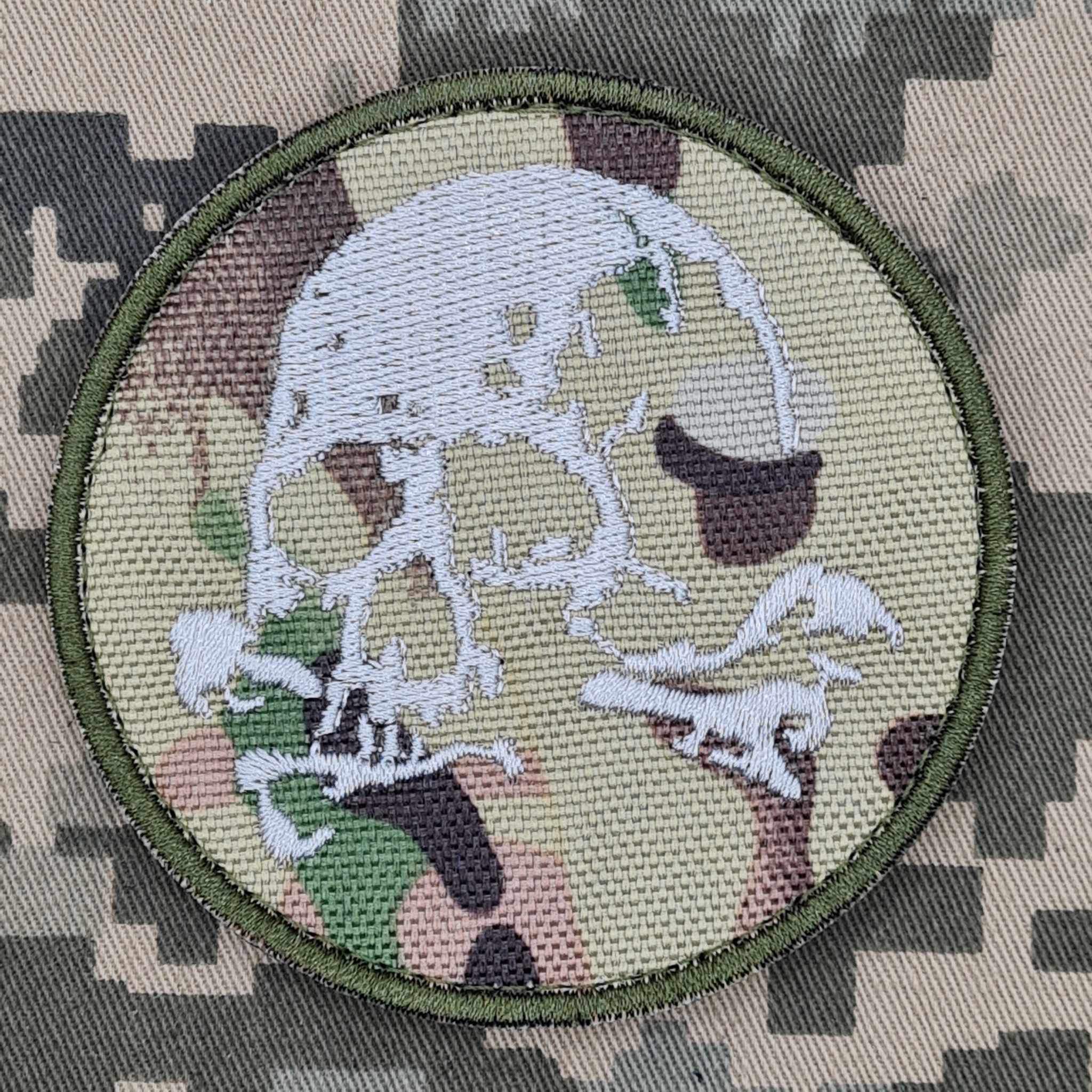 шеврон Мертва голова нашивка totenkopf patch