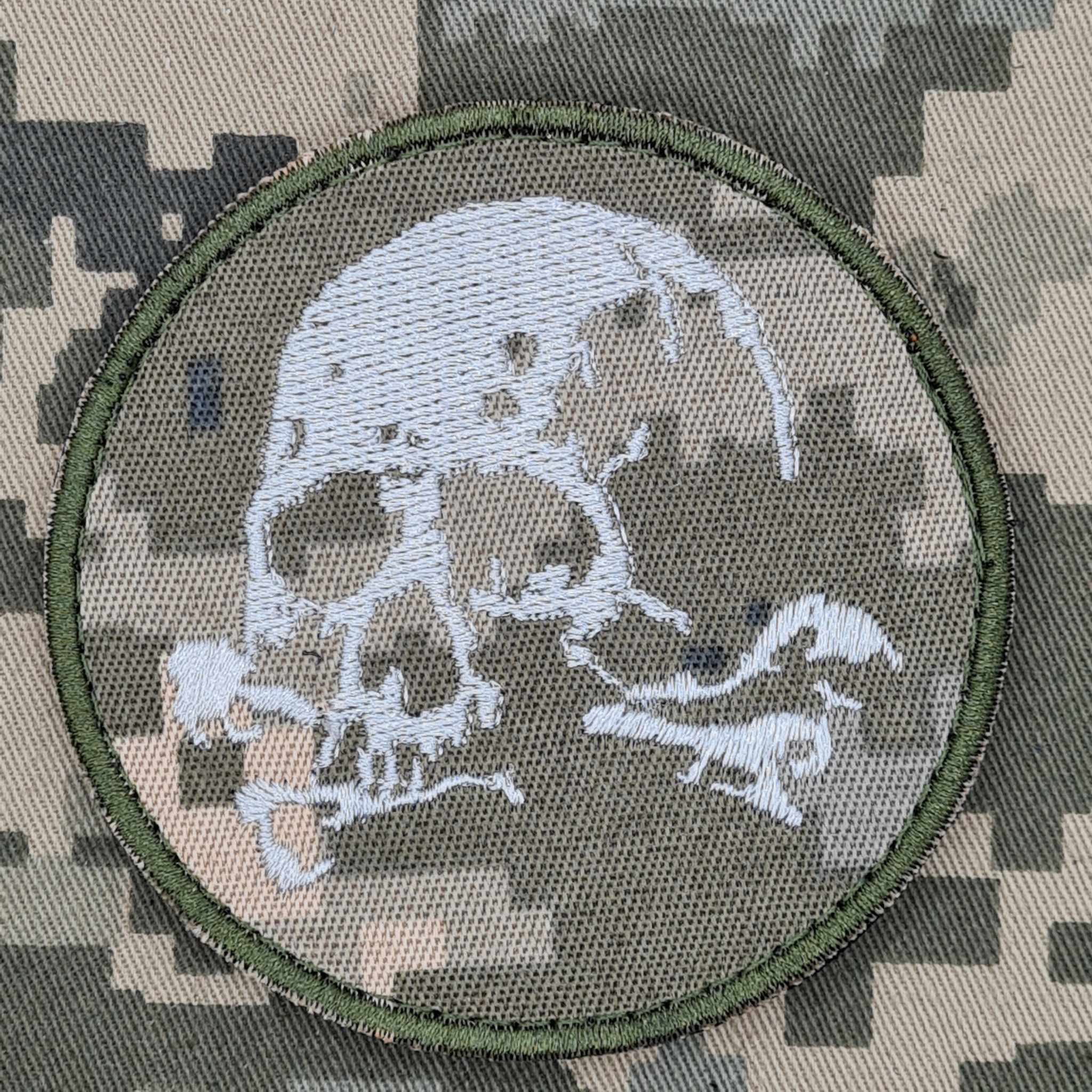 шеврон Мертва голова нашивка totenkopf patch
