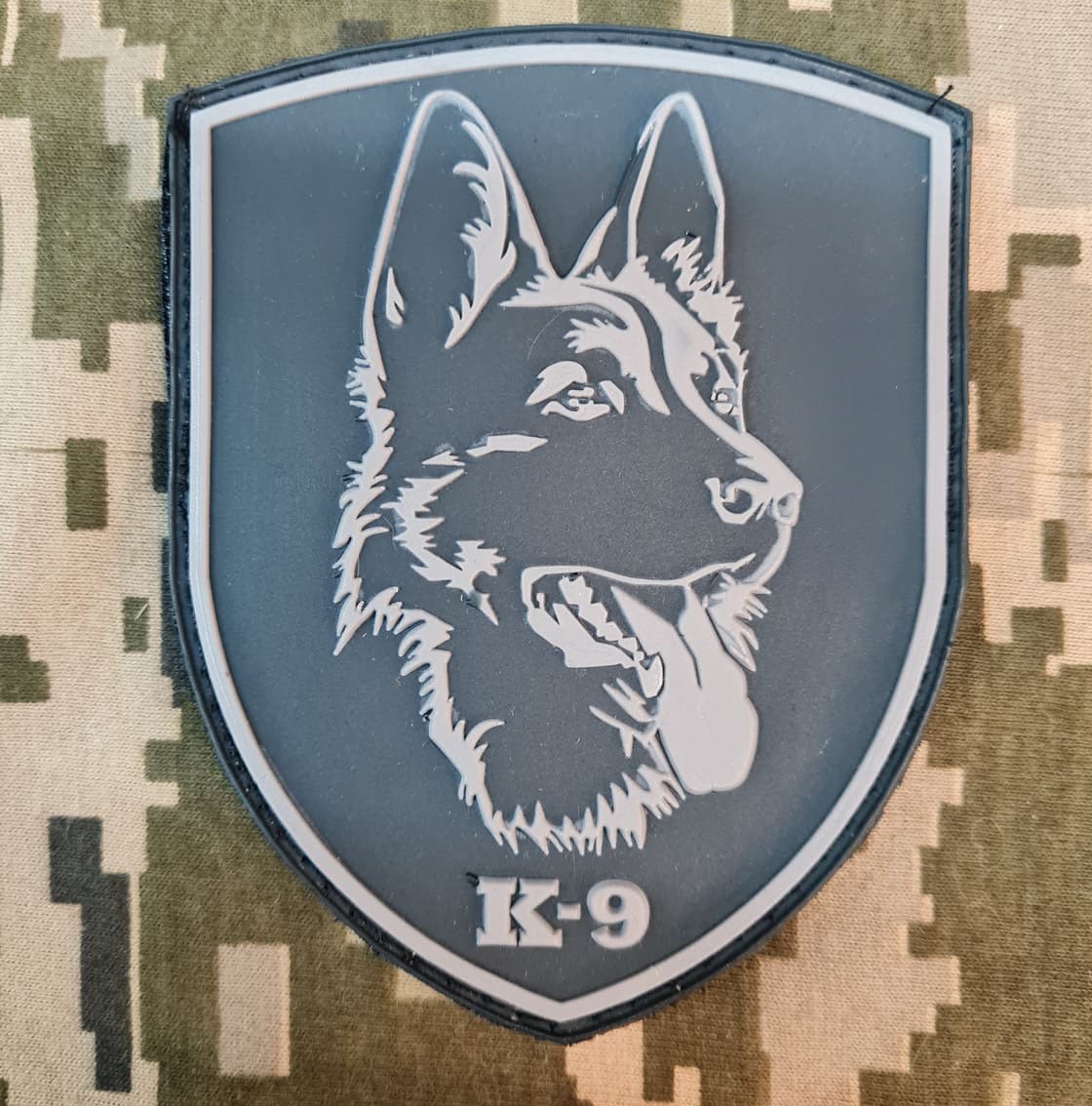 K-9 patch black