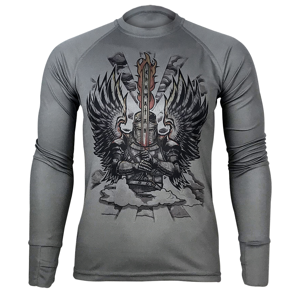 Реглан футболка АРХАНГЕЛ сірий