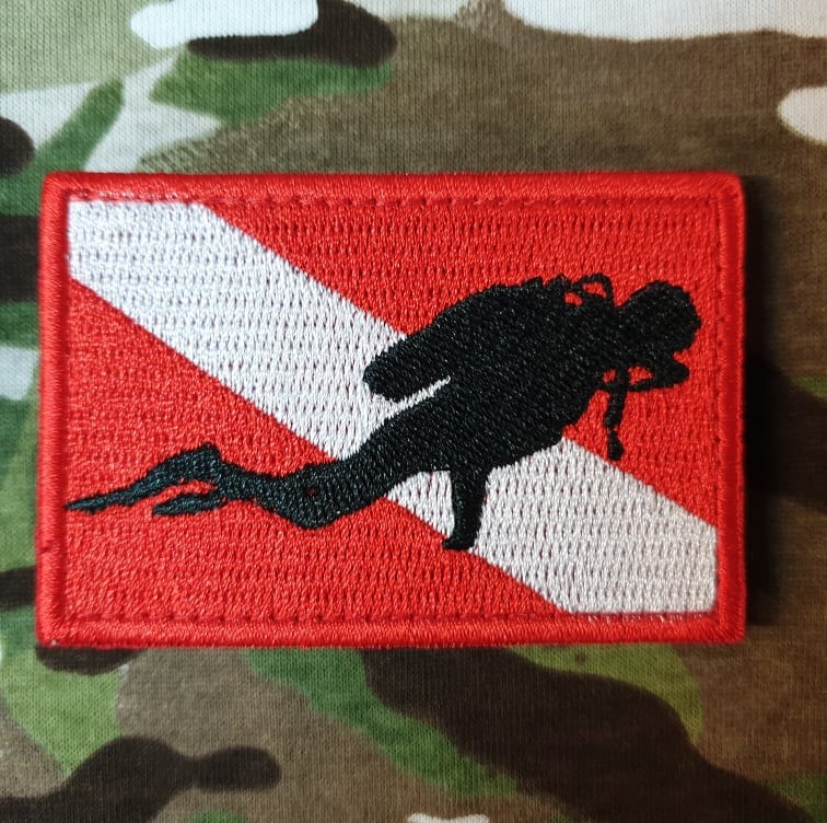 diving patch Дайверский флаг