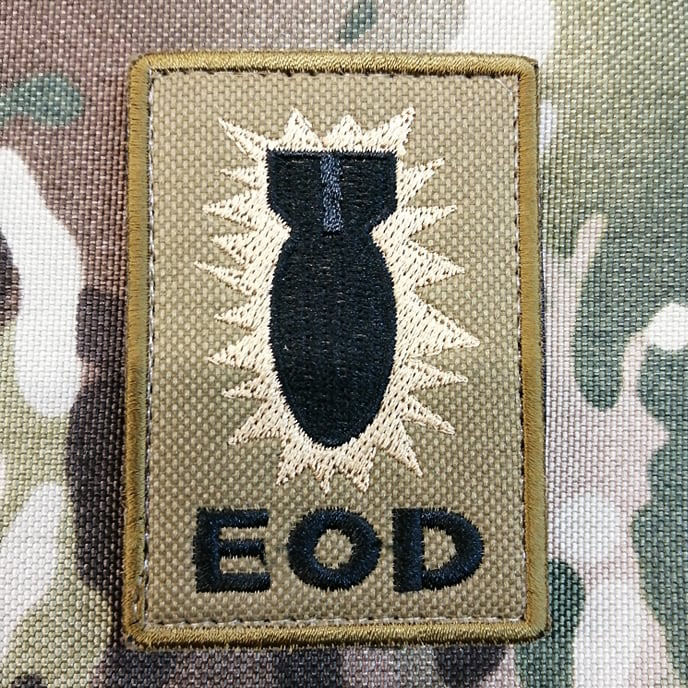 Патч BOMB EOD Brown