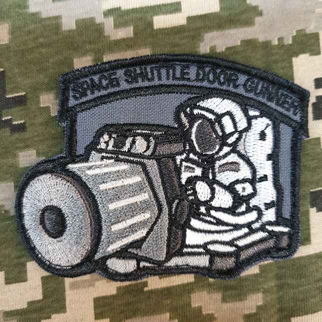 Шеврон Space Shuttle Door Gunner Patch