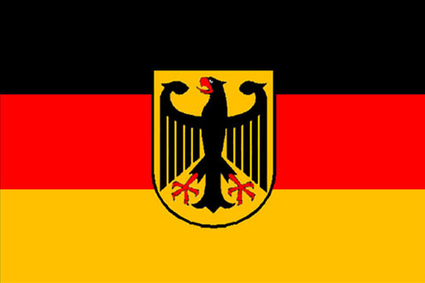 Прапор Німеччини з орлом купити прапор ФРН герб в Києві